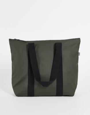 Rains rush tote in green | ASOS