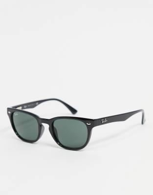 Ray-Ban 0RB4140 wayfarer sunglasses in black | ASOS