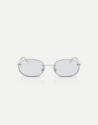 Ray-Ban Rb3767 transitions ® color touch ™ lenses oval sunglasses with ...
