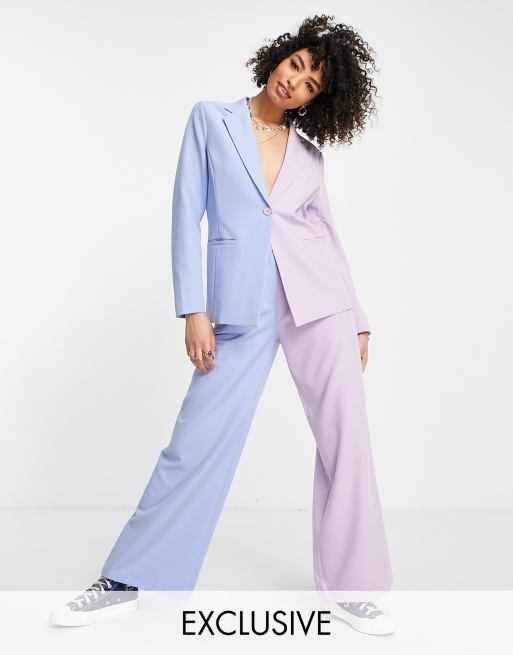 Reclaimed Vintage inspired colour block trouser | ASOS