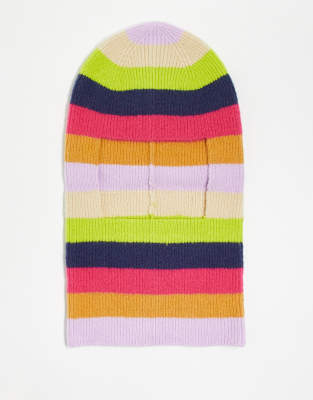Reclaimed Vintage unisex knitted balaclava in multi | ASOS