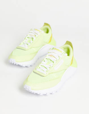Reebok Classic Legacy trainers in lemon | ASOS