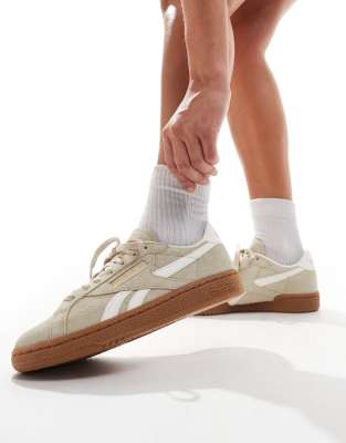 Reebok Club C Ground sneakers in beige | ASOS