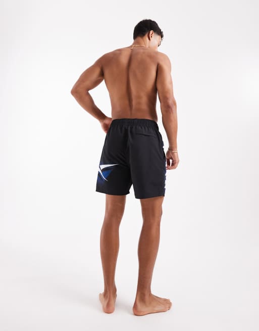 Reebok Luther swim shorts in black | ASOS