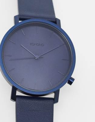 Reloj azul marino monocromático Lewis de Komono | ASOS