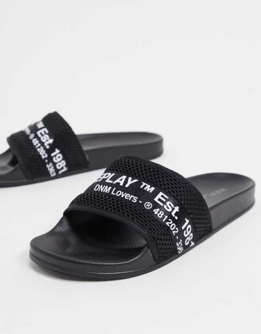 Replay Mead Slider Black | atelier-yuwa.ciao.jp