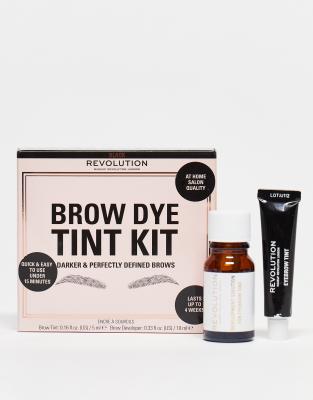Revolution Brow Dye Tint Kit - Black | ASOS