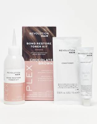 Revolution Haircare Plex Bond Restore Toner Kit - Chocolate | ASOS