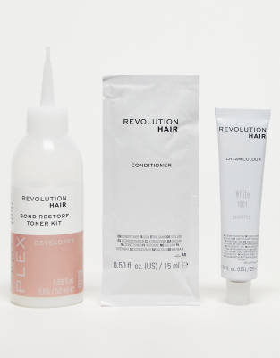 Revolution Haircare Plex Bond Restore Toner Kit - White | ASOS