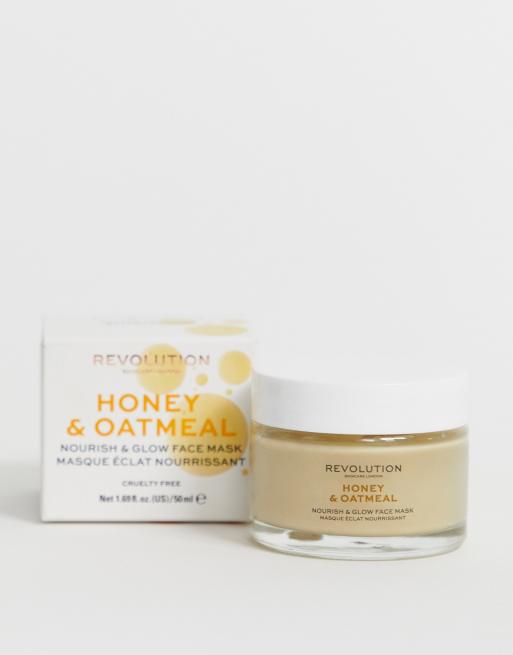 Revolution Skincare Honey & Oatmeal Nourish & Glow Face Mask | ASOS