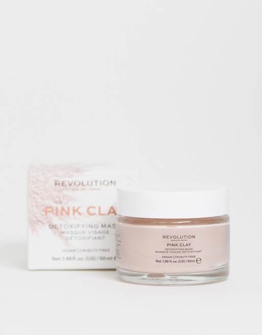 Revolution Skincare Pink Clay Detoxifying Face Mask Asos