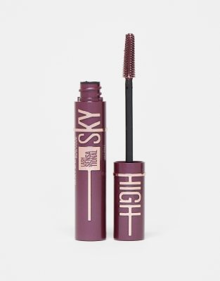 Rímel Lash Sensational Sky High de Maybelline: Tono Burgundy Haze | ASOS