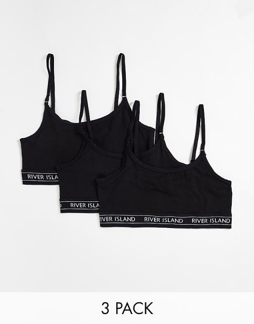 River Island – 3er-Pack BHs in Schwarz | ASOS River Island – 3er-Pack BHs in Schwarz | ASOS