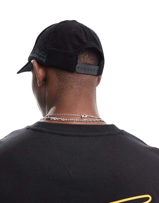 River Island cord cap in black | ASOS