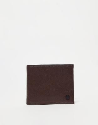 River Island pebbled bifold wallet in brown | ASOS