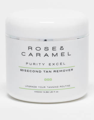 Rose & Caramel Purity Excel 60 Second Self Tan Removing Scrub 440ml | ASOS