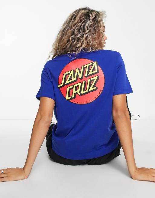 Santa Cruz classic chest dot t-shirt in cobalt blue | ASOS