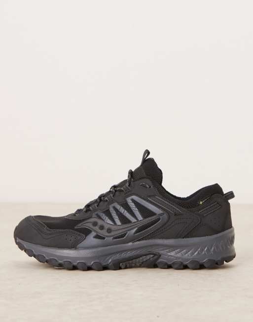 Black saucony trainers store