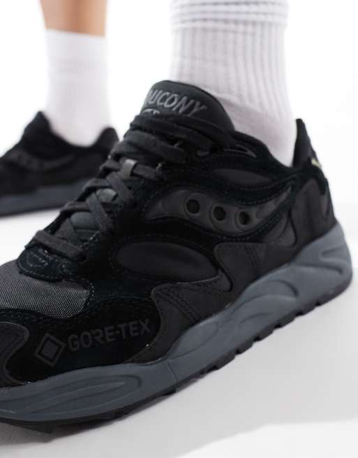 Saucony Originals Grid Shadow 2 trainers in black ASOS