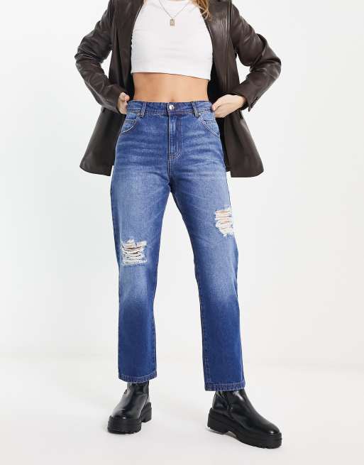 Scalpers – Charlie – Locker geschnittene Jeans in Blau | ASOS