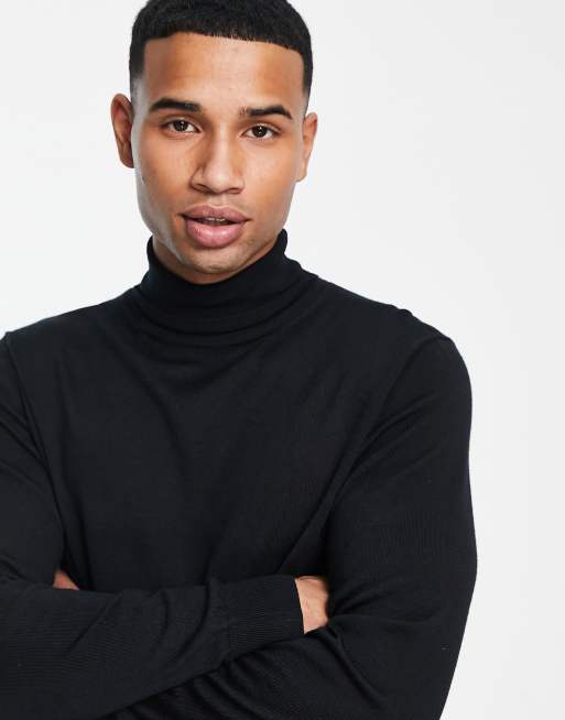 Scalpers - Classic - Pull col roulé - Noir | ASOS