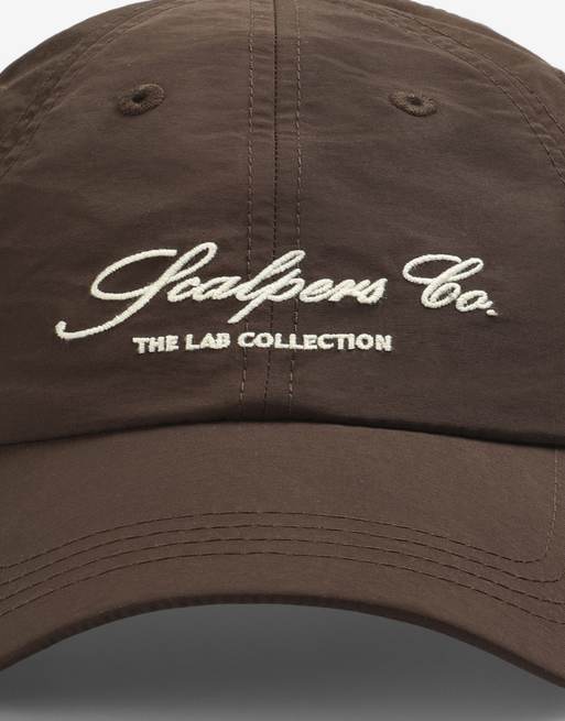 Scalpers Lockhart baseball cap in brown | ASOS
