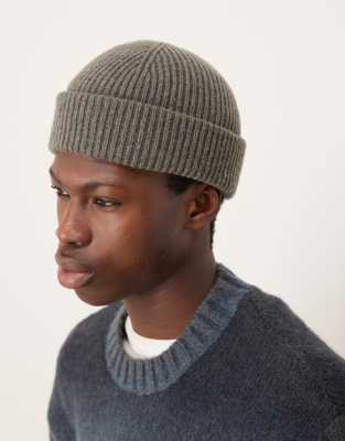 Selected Homme - Bonnet en laine mérinos - Gris | ASOS