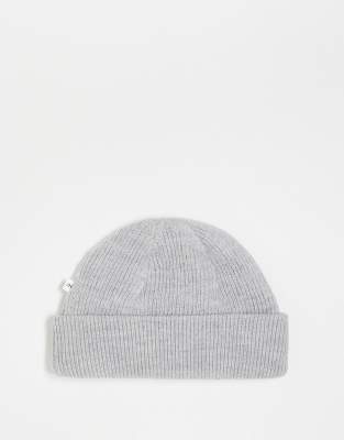 Selected Homme merino wool beanie in light gray melange | ASOS