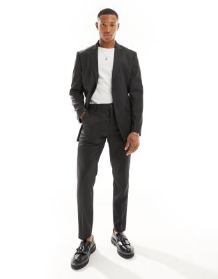 Selected Homme slim fit suit in dark grey | ASOS