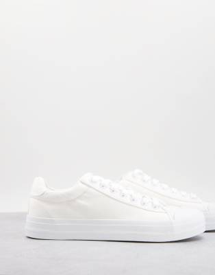 Selected Simon trainers in white leather | ASOS