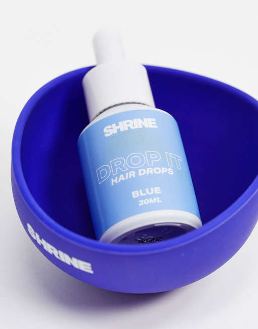 Blue Hair Dye Bottle
