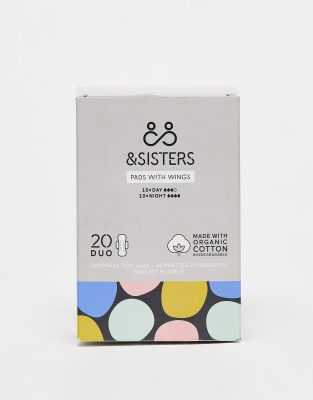 &SISTERS Pads with Wings in Mixed - 20 pack | ASOS