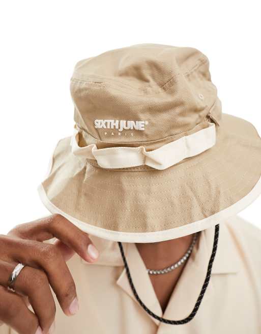 Sixth June bucket hat in beige | ASOS