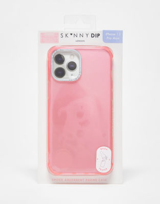 Skinnydip colour pop iPhone 12 pro max shock case in pink | ASOS