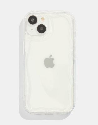 Skinnydip London Clear Wavy iPhone Case | ASOS