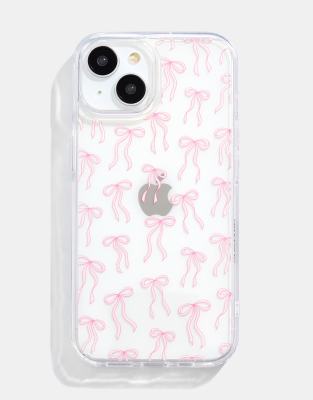 Skinnydip London Pink Ribbon Bow iPhone Case | ASOS