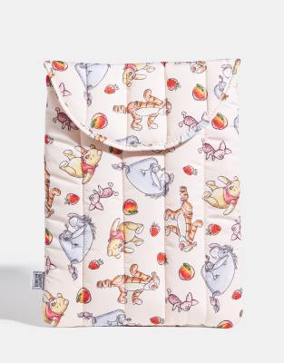 Skinnydip london winnie the pooh laptop sleeve 14"" in white | ASOS