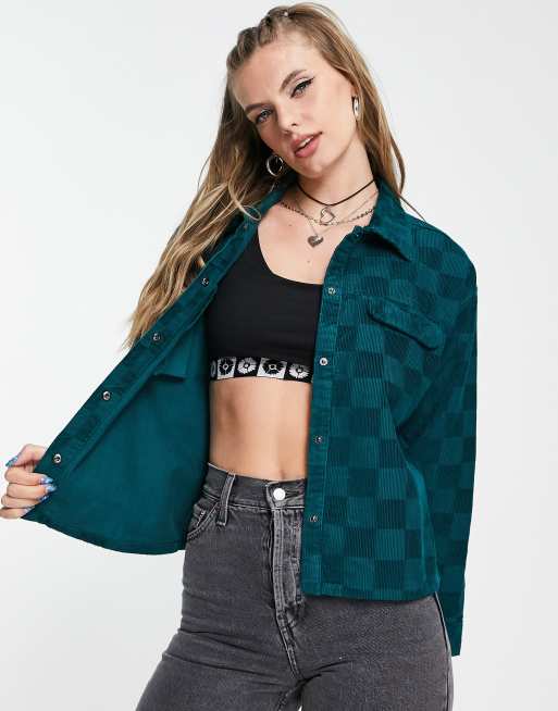 Sobrecamisa color cerceta Check It Out de Vans | ASOS