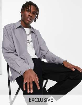 Sobrecamisa gris de Reclaimed Vintage Inspired | ASOS
