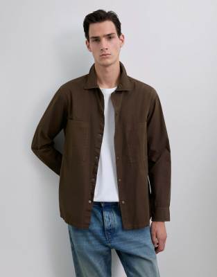 Sobrecamisa marrón Jason de Scalpers | ASOS