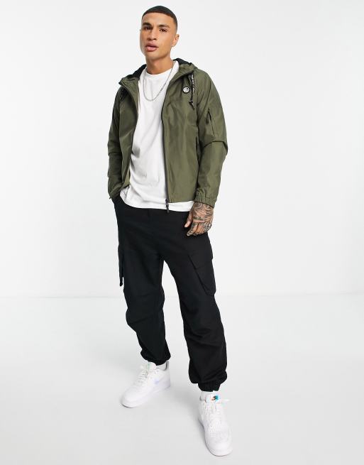 Soul Star full-zip jacket in olive green | ASOS