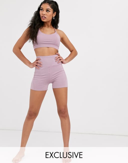 South Beach yoga set in pink | ASOS
