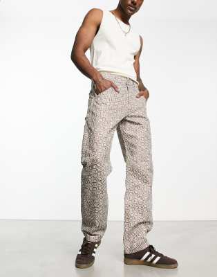 Stan Ray 80s Painter Swirl Pants In Off White | ModeSens