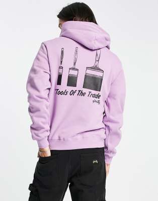 Stan Ray tools of the trade hoodie in purple | ASOS