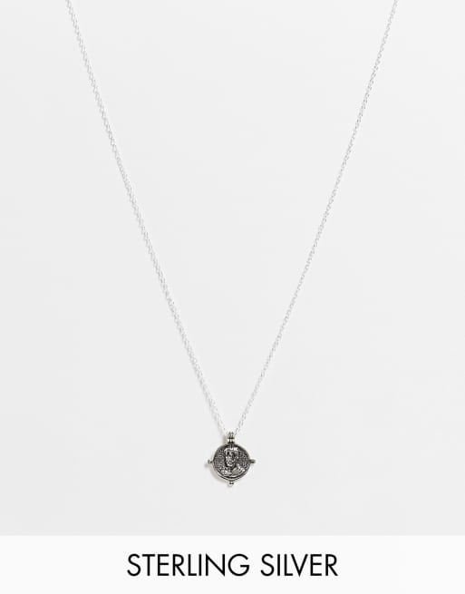 Status Syndicate sterling silver pendant necklace | ASOS