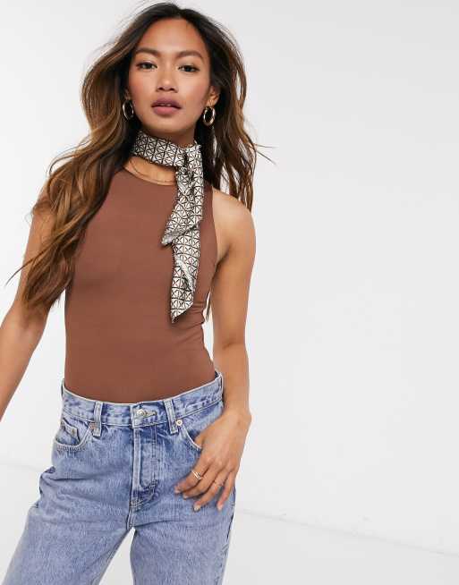 Stradivarius body in brown | ASOS