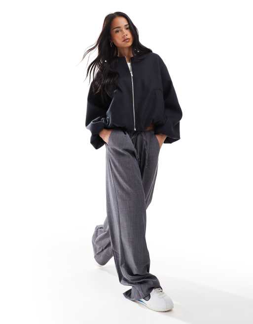 Stradivarius - Bomber - Bleu marine | ASOS