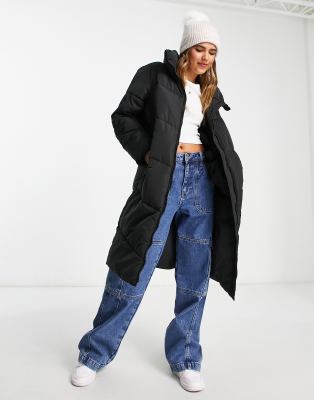 Stradivarius - Doudoune longue - Noir | ASOS