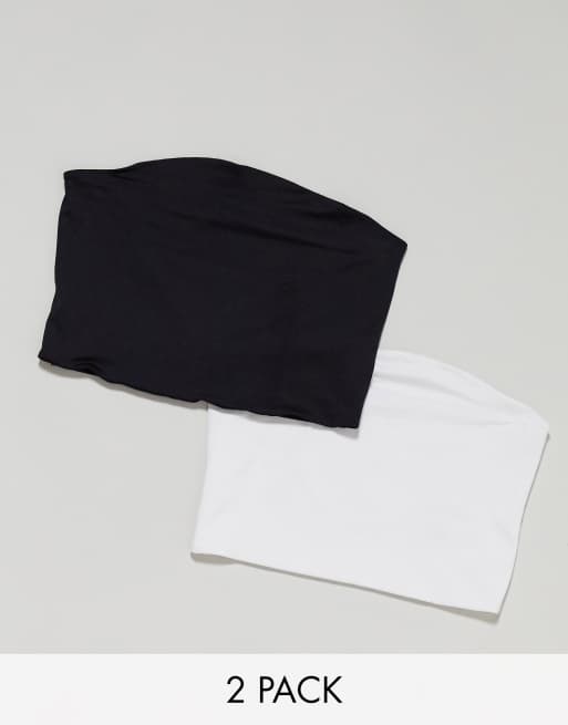 Stradivarius - Lot de bandeaux - Noir et blanc | ASOS