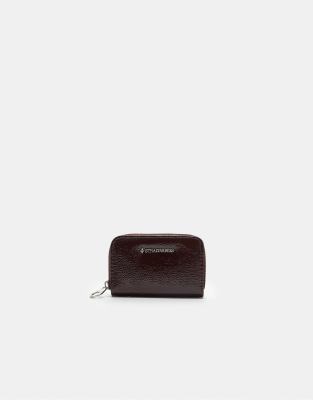 Stradivarius Purse with zip in brown | ASOS